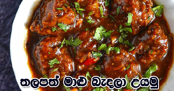 Sail fish (Thalapath) Recipe ~ තලපත් මාළු බැදලා උයමු | Hadakari.lk